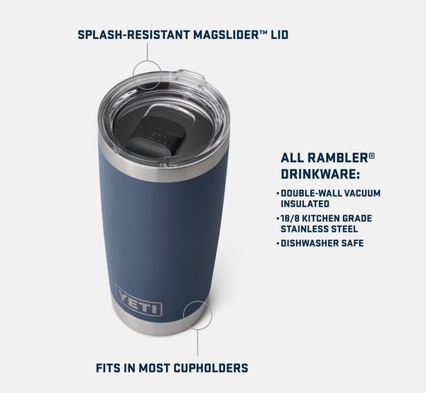 Yeti Tumbler 20 oz - Navy – Old Souls NY