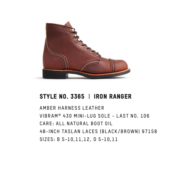 Red Wing Iron Ranger Women's Boot No. 3365 – Old Souls NY